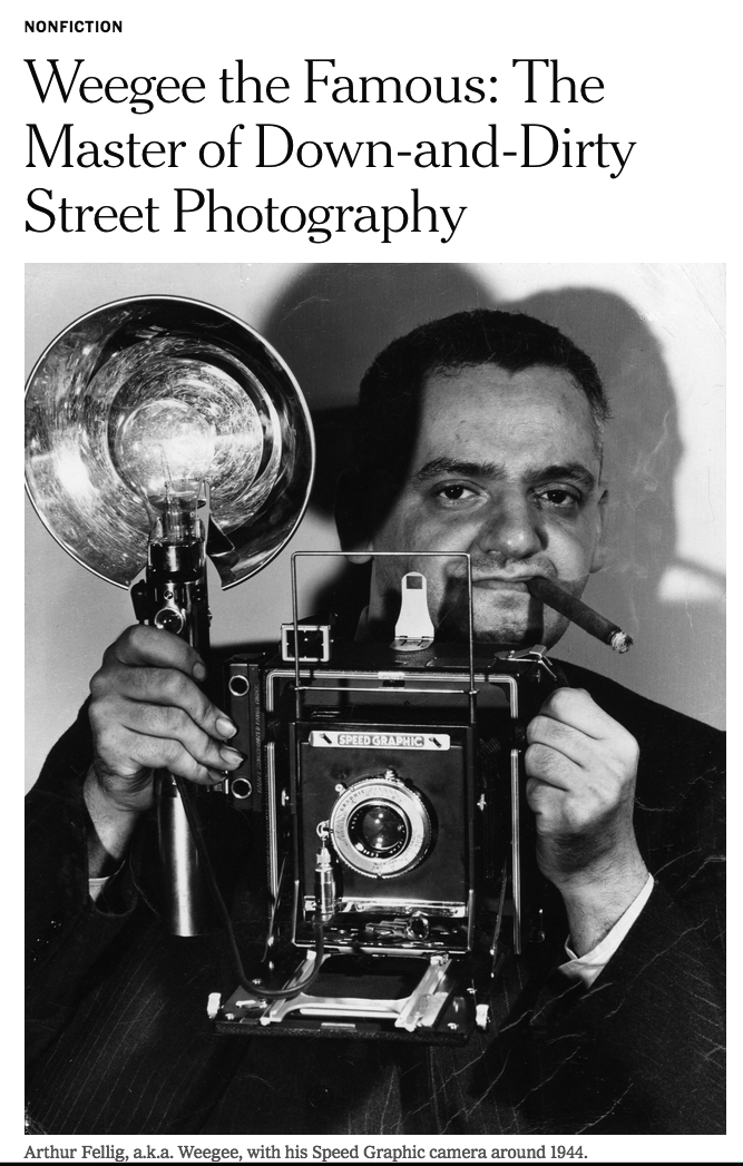 a great Weegee picture…” | WEEGEEWEEGEEWEEGEE