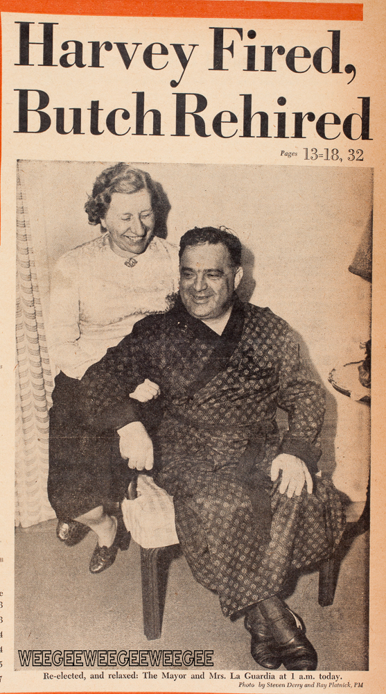 “We got the Mayor out of bed to pose for pictures.” | WEEGEEWEEGEEWEEGEE